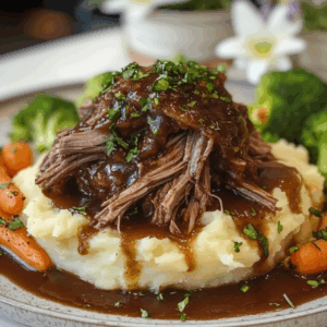 Home » Recipes » Appetizers » Pot Roast and Garlic Mashed Potatoes