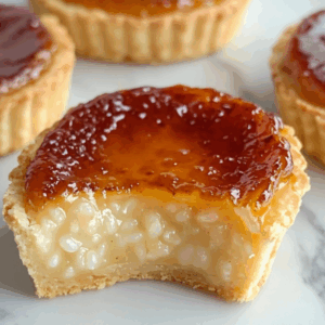Home » Recipes » Appetizers » Rice Pudding Brûlée Tartlets