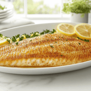 Home » Recipes » Dinner » Lemon Butter Fish Fillet