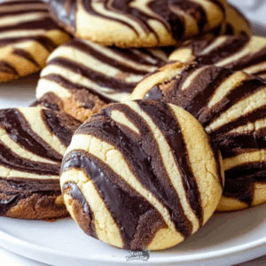 Home » Recipes » Desserts » Zebra Cookies