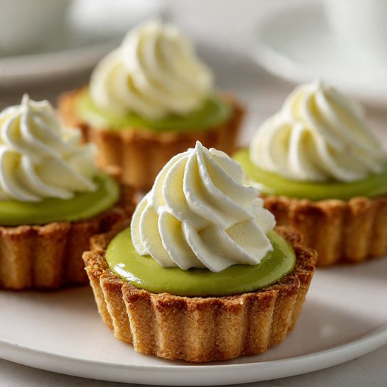 Mini Pistachio Cream Tartlets 4