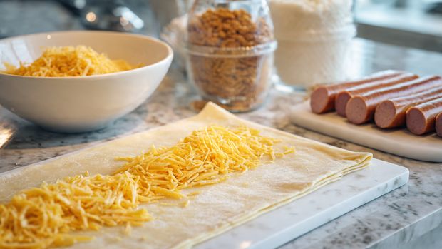 Garlic Butter Hot Dog Party Bites 5