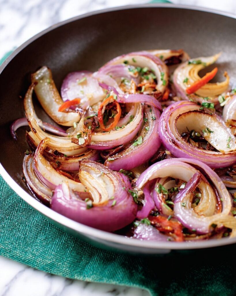 Home » Recipes » Appetizers » Hot Honey Pickled Red Onions Recipe