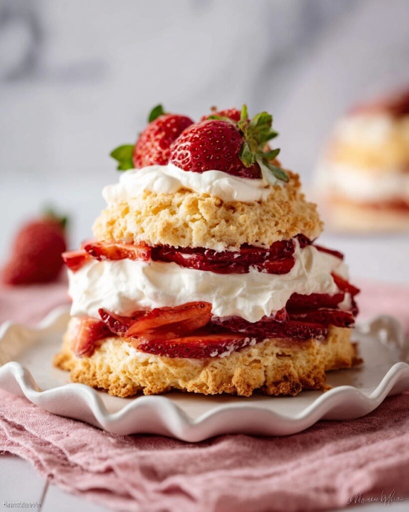 Home » Recipes » Desserts » Classic Strawberry Shortcake Recipe